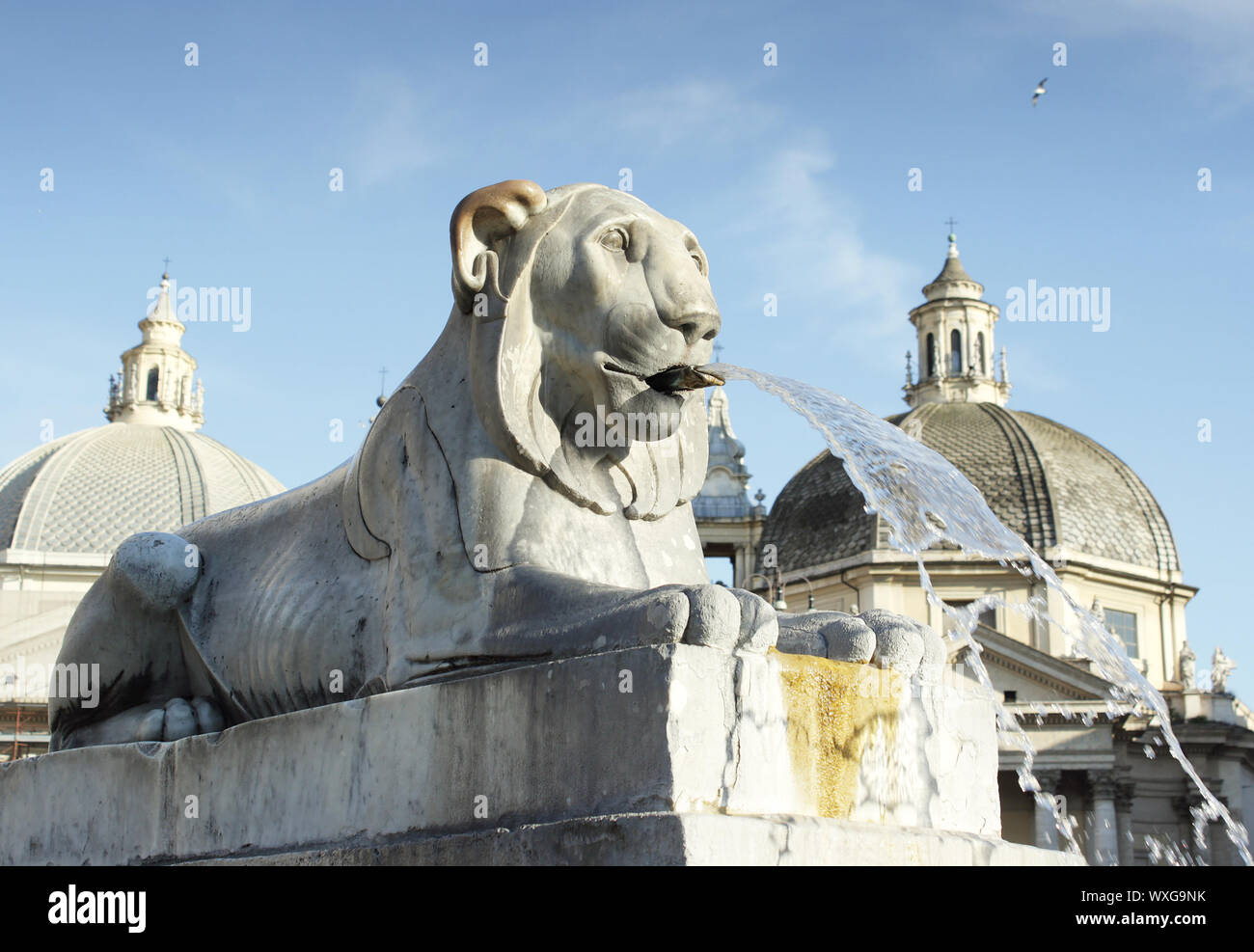Rome two domes hi-res stock photography and images - Alamy