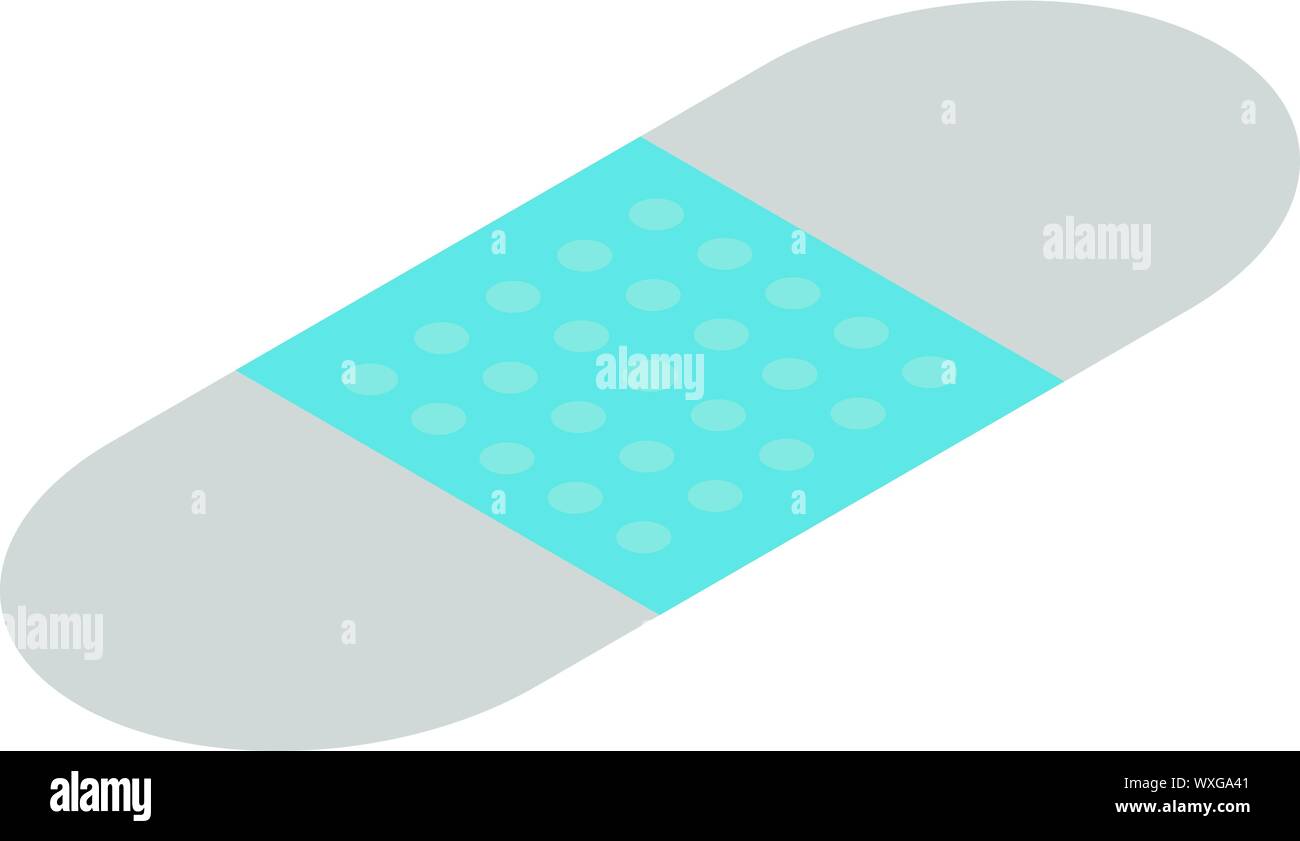 Medical patch icon. Isometric of medical patch vector icon for web ...