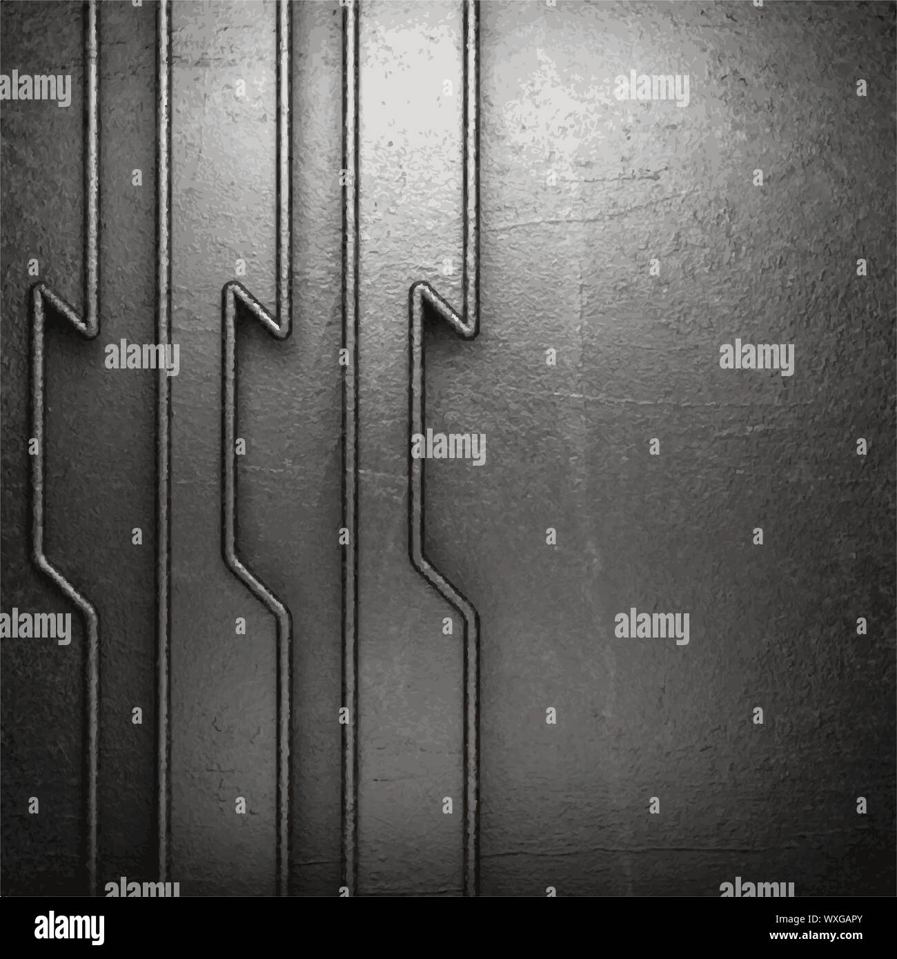 metal on wall background Stock Photo - Alamy