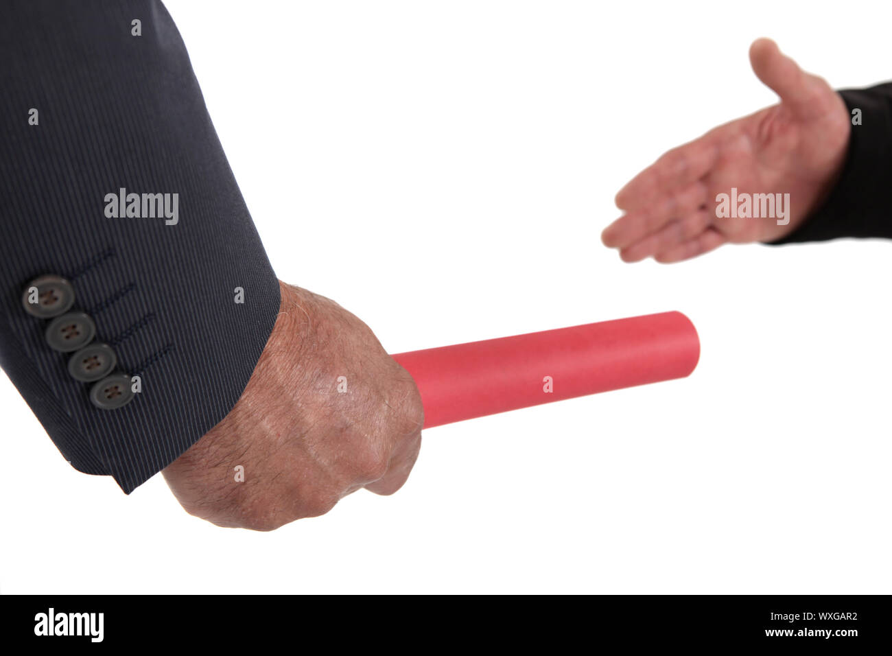 Passing the baton corporate hi-res stock photography and images - Alamy