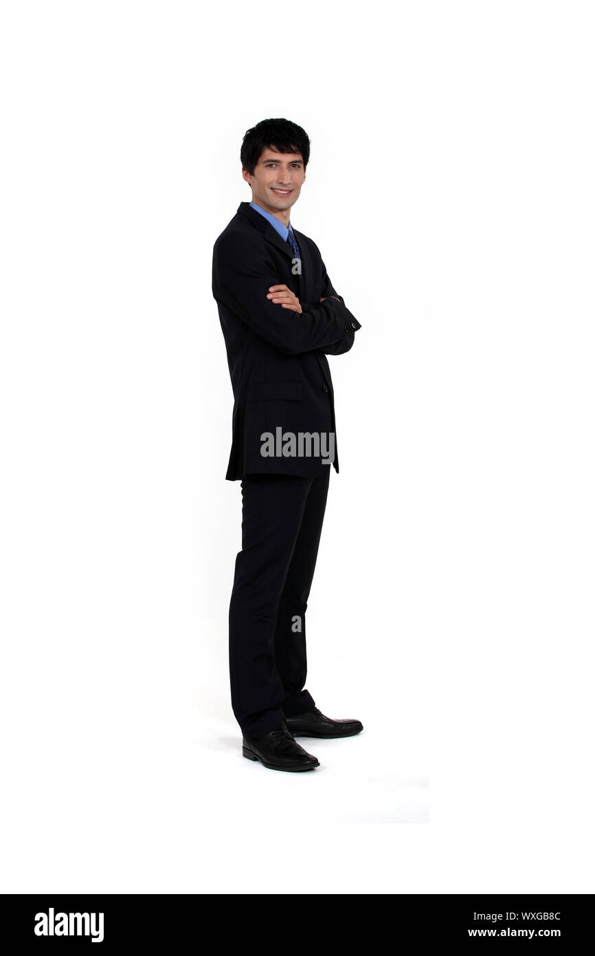 Crossed armed Cut Out Stock Images & Pictures - Alamy