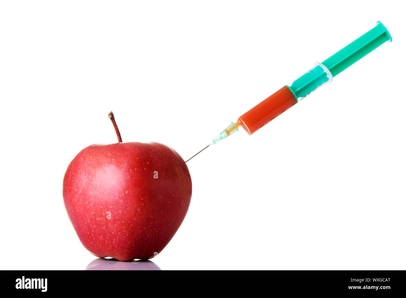 Apple GMO and biotechnology concept Stock Photo - Alamy
