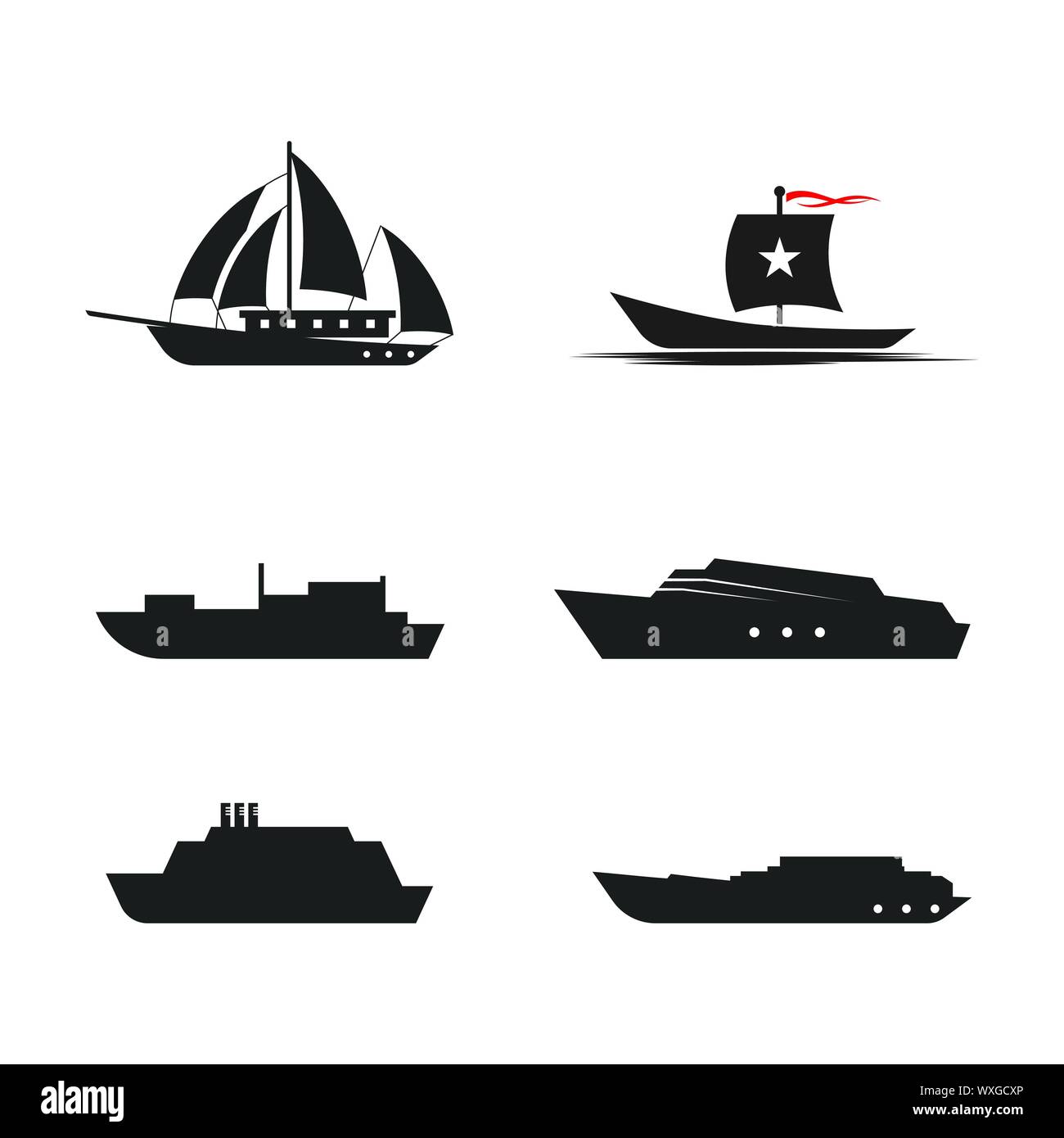 Modern boating Stock Vector Images - Alamy