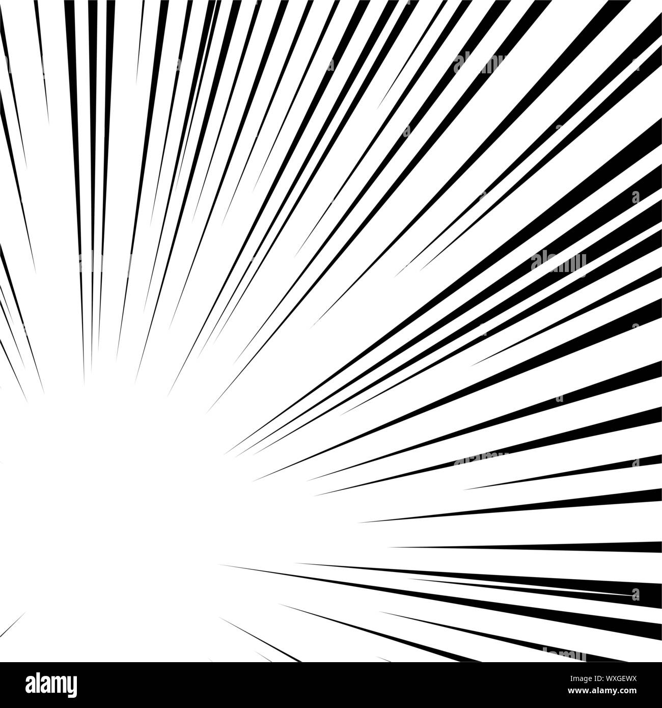 Anime speed lines fast Black and White Stock Photos & Images - Alamy