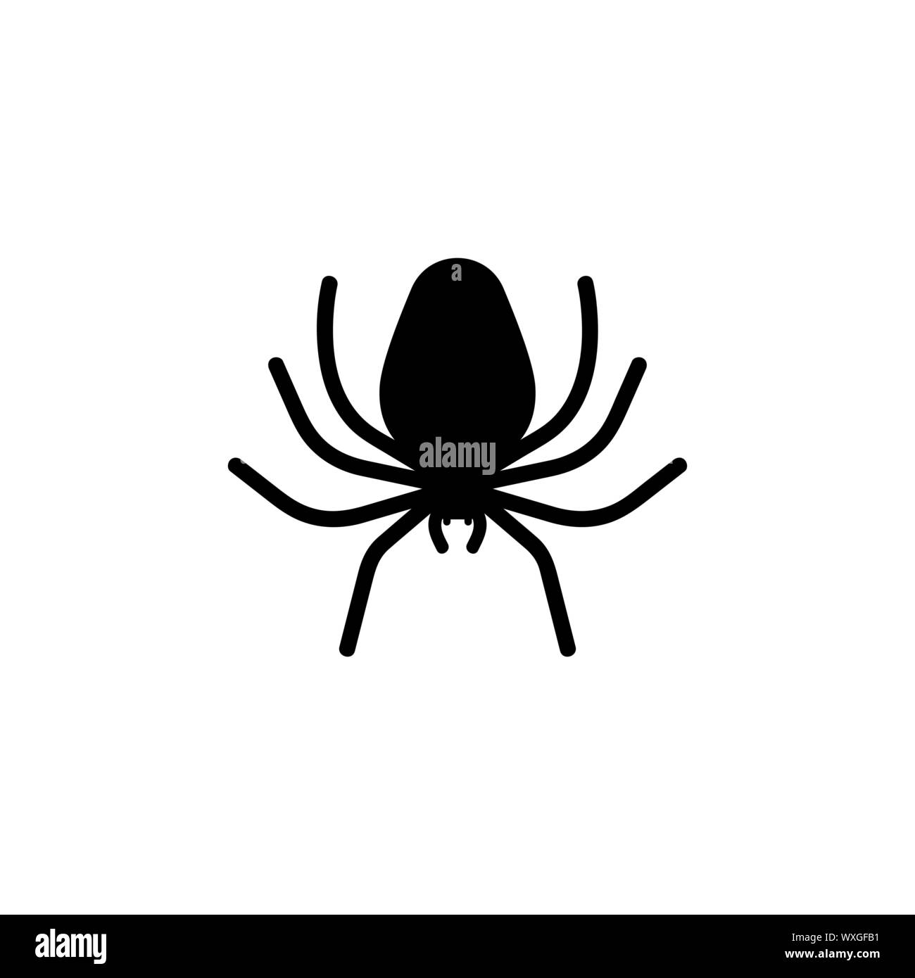 Spiders Happy Halloween icon vector illustration Stock Vector Image ...