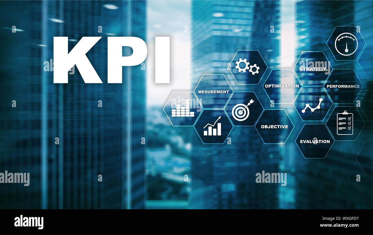 KPI - Key Performance Indicator. Business and technology concept ...