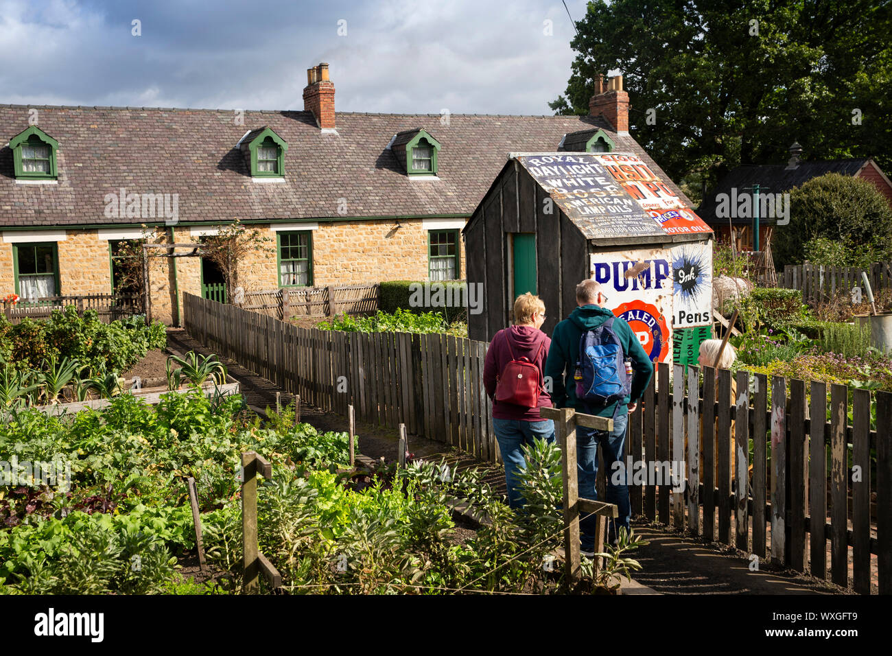 UK, County Durham, Beamish, Museum, Pit Village, Francis Street ...