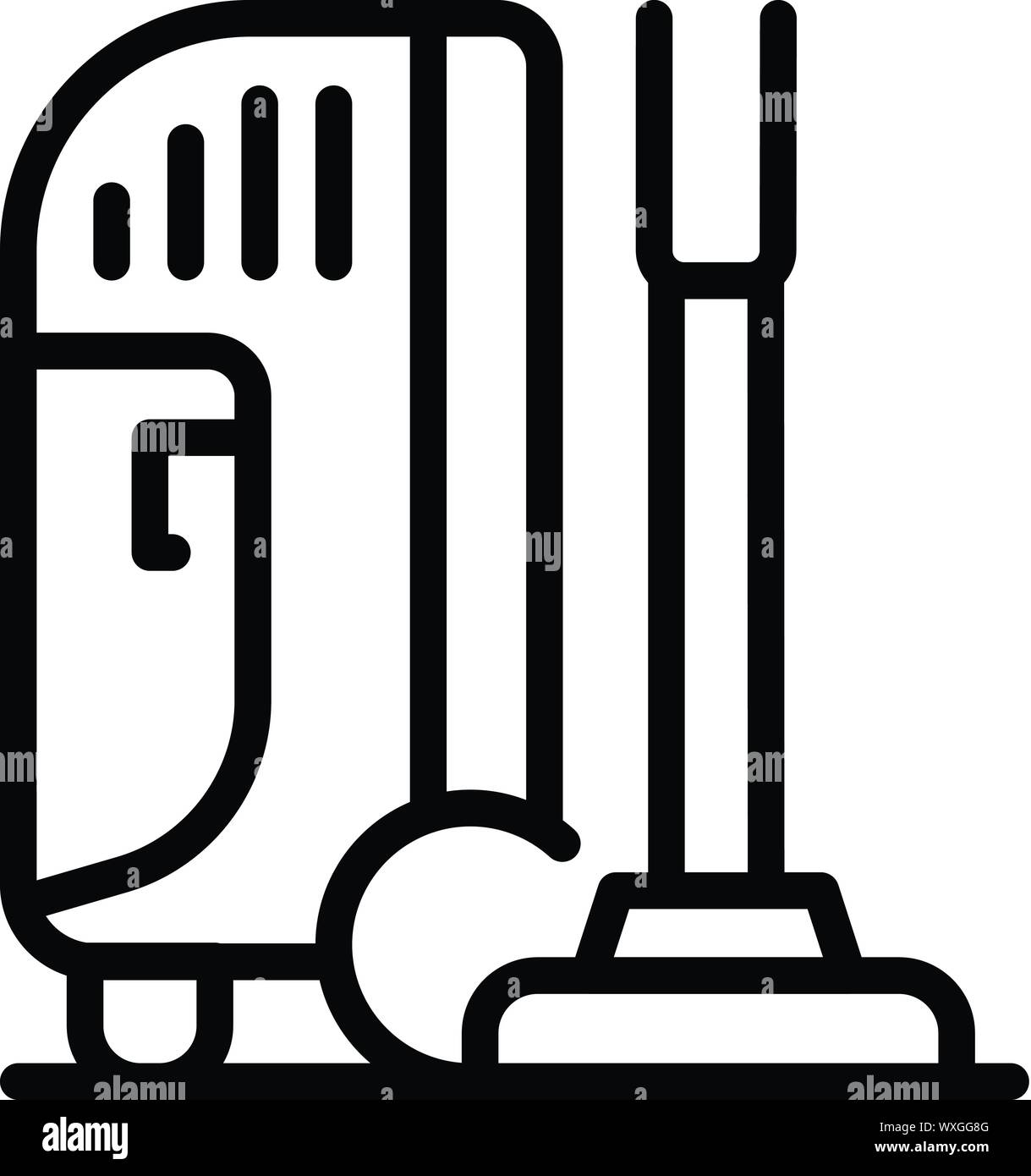 Vacuum cleaner icon. Outline vacuum cleaner vector icon for web design ...