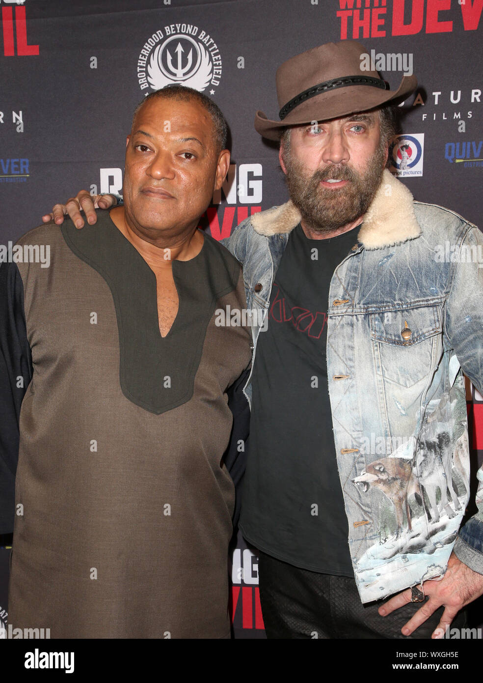 Beverly Hills, Ca. 16th Sep, 2019. Laurence Fishburne, Nicolas Cage ...