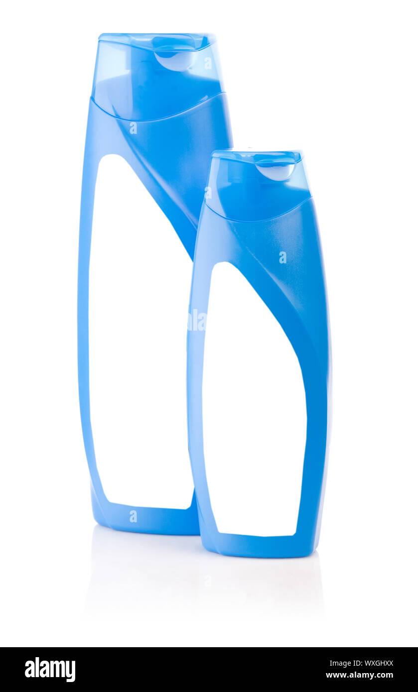 Two shampoo bottles Cut Out Stock Images & Pictures - Alamy