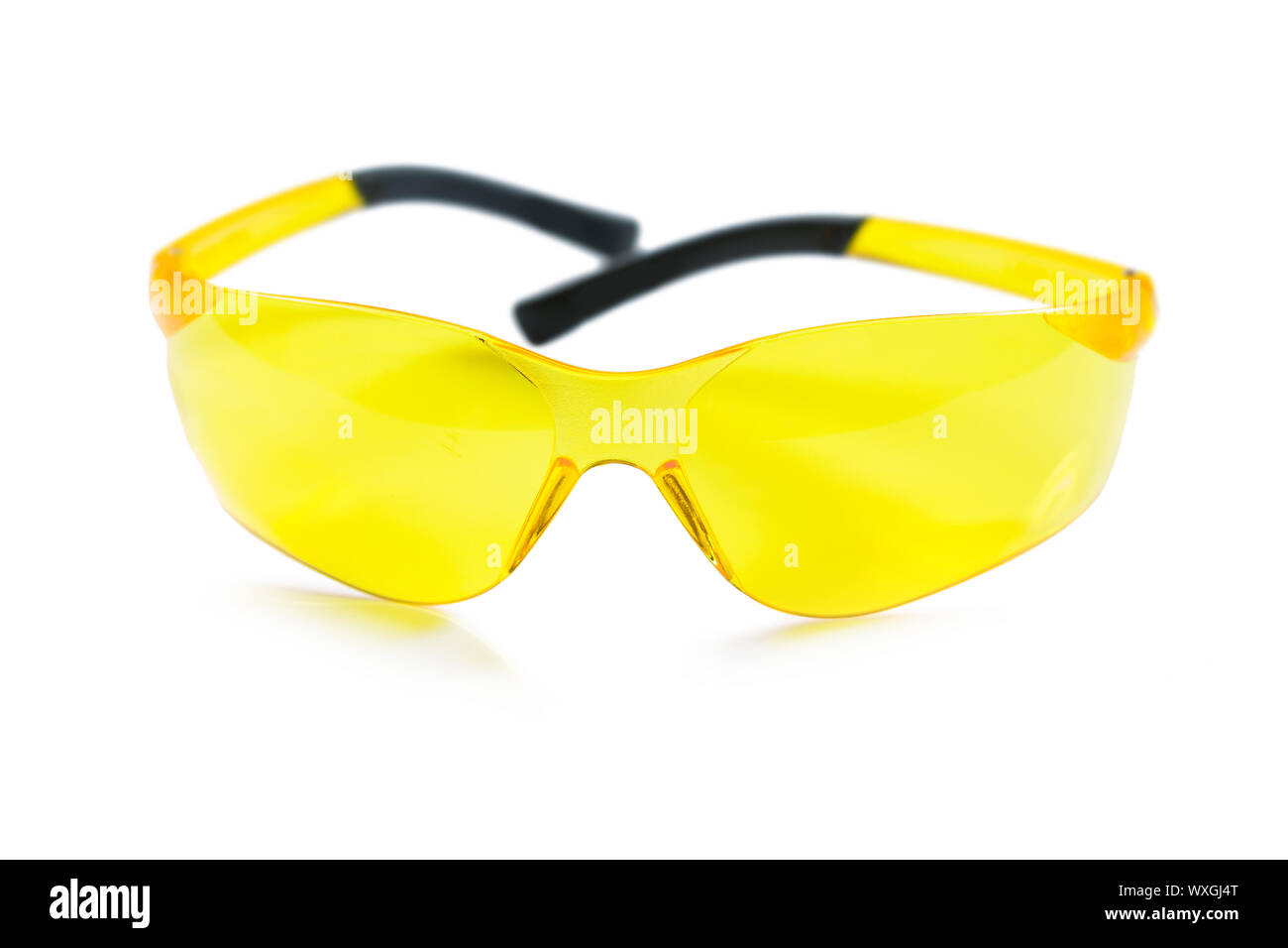an yellow safety glasses Stock Photo - Alamy