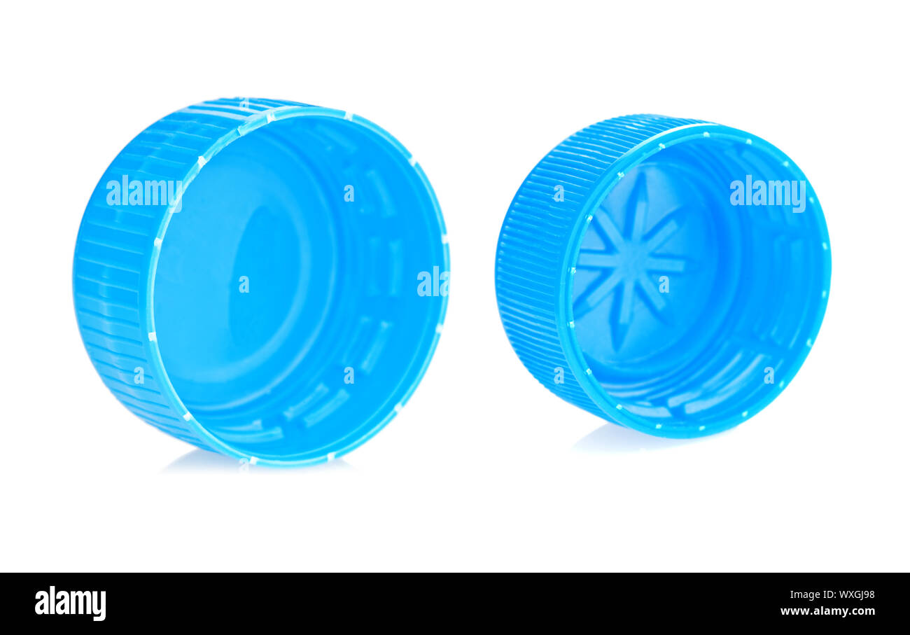 two blue lid isolated Stock Photo - Alamy