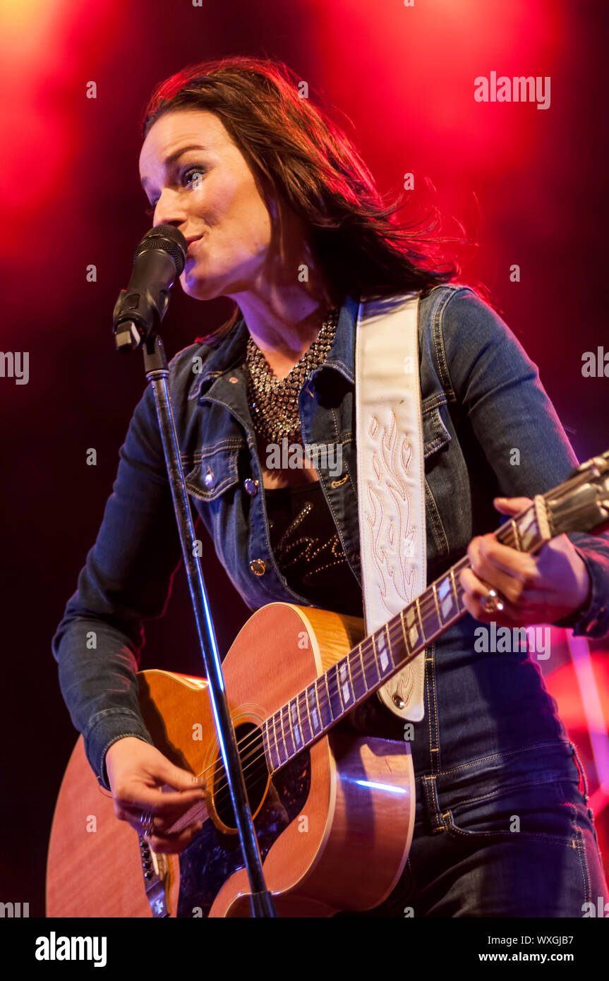 Canadian country rock artist performing at a local parc in the city of ...