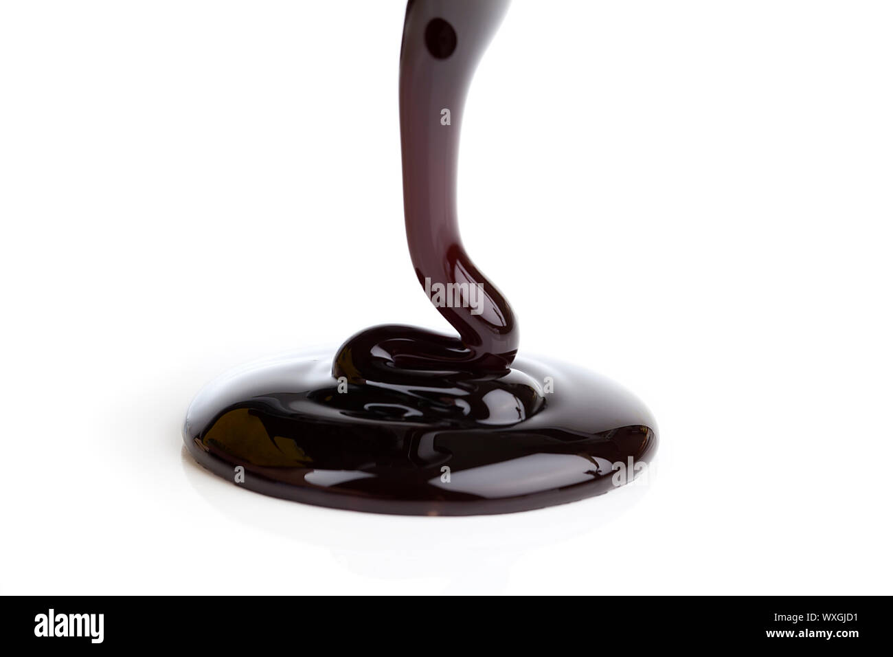 Maple Syrup isolated on a white background Stock Photo - Alamy