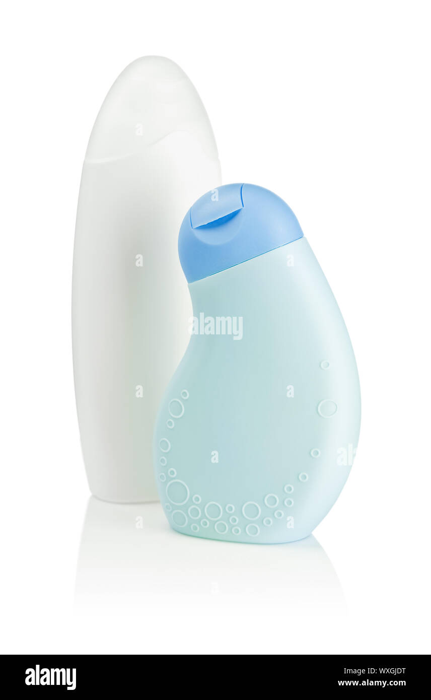 blue and white bottles Stock Photo - Alamy