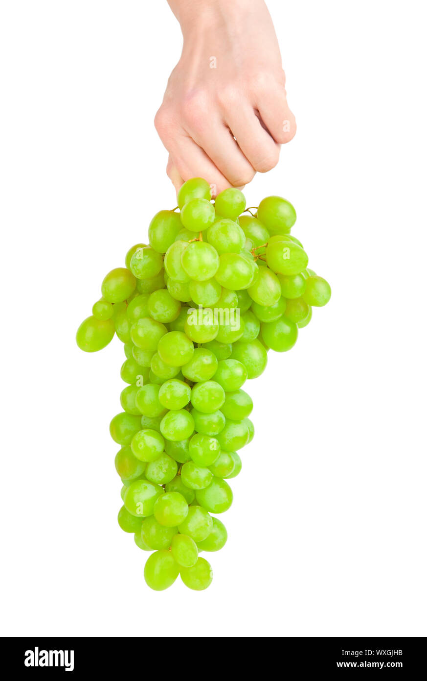 grape on a hand Stock Photo - Alamy