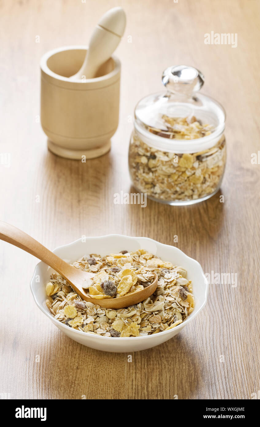 dietary food mortar and pestle Stock Photo - Alamy