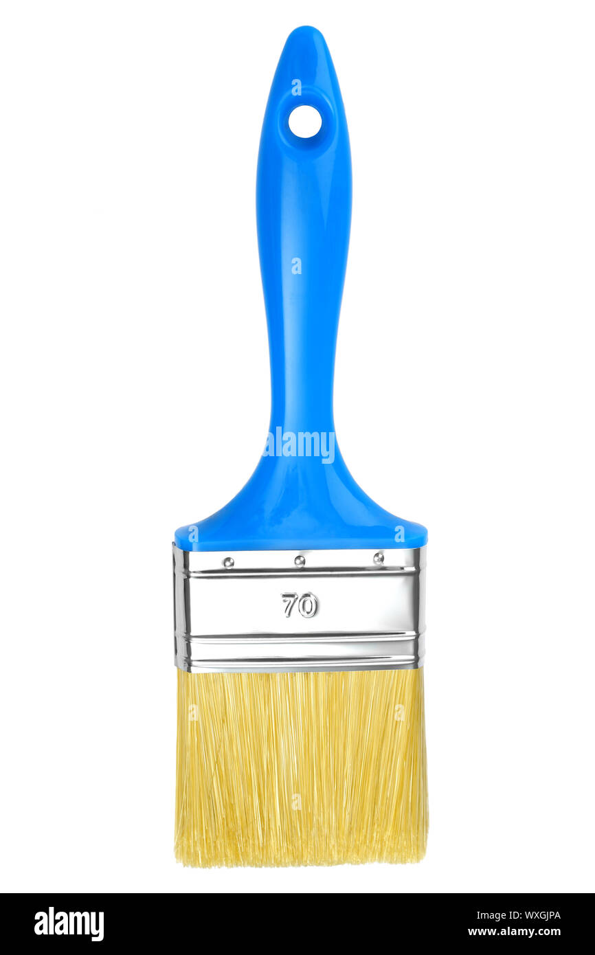 blue paint brush Stock Photo - Alamy