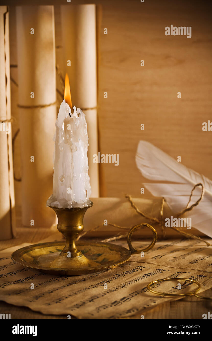 composition of antic objects Stock Photo - Alamy