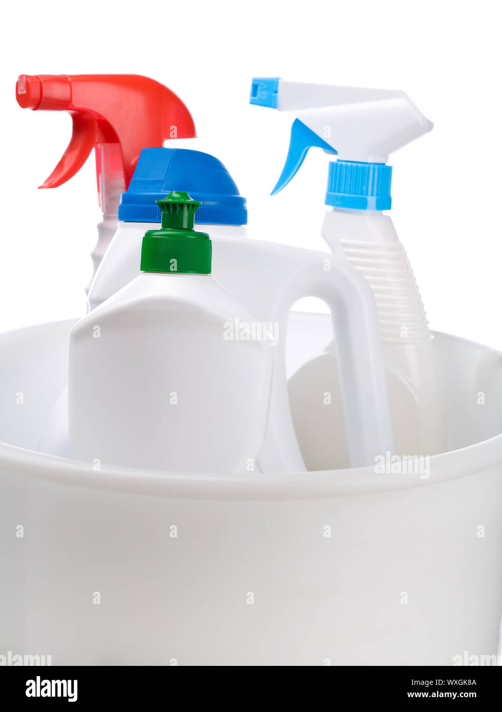 bucket with bottles Stock Photo - Alamy