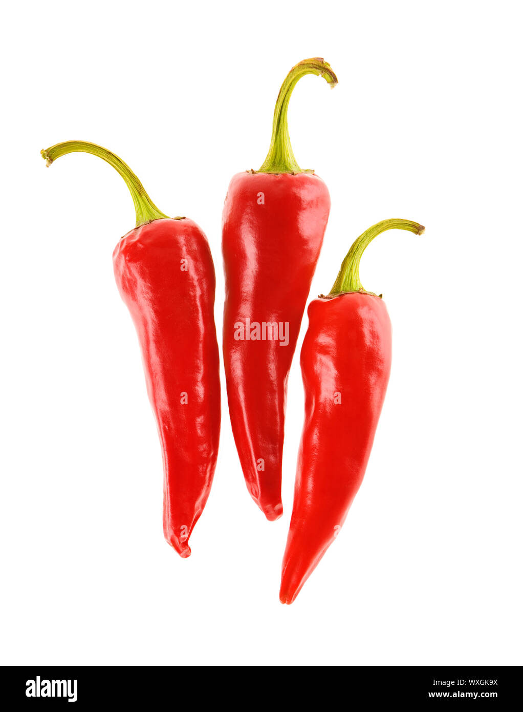 three peper isolated Stock Photo - Alamy