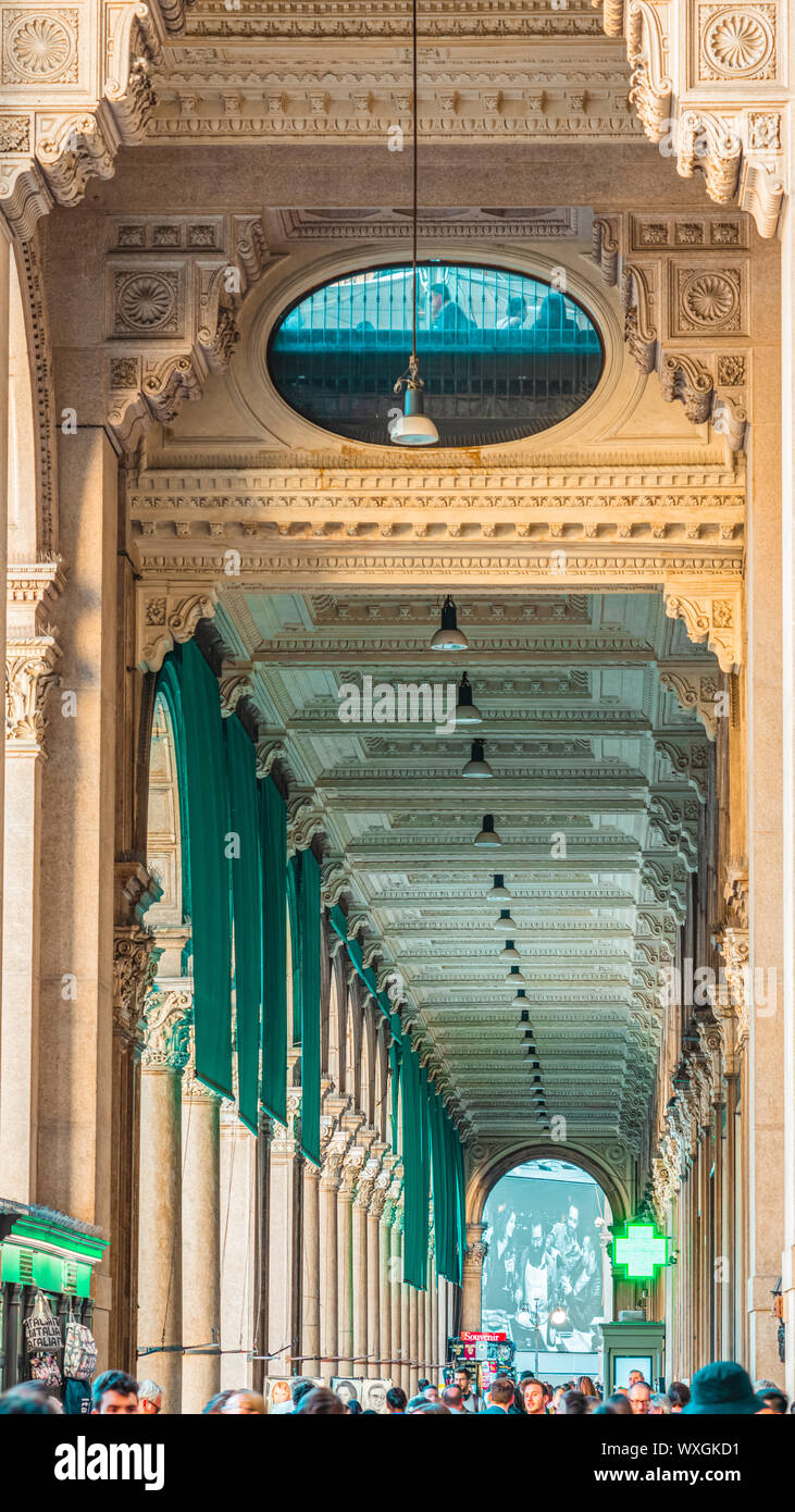 MILAN, ITALY - MAY 30, 2019: People Walking In Busy Downtown City ...