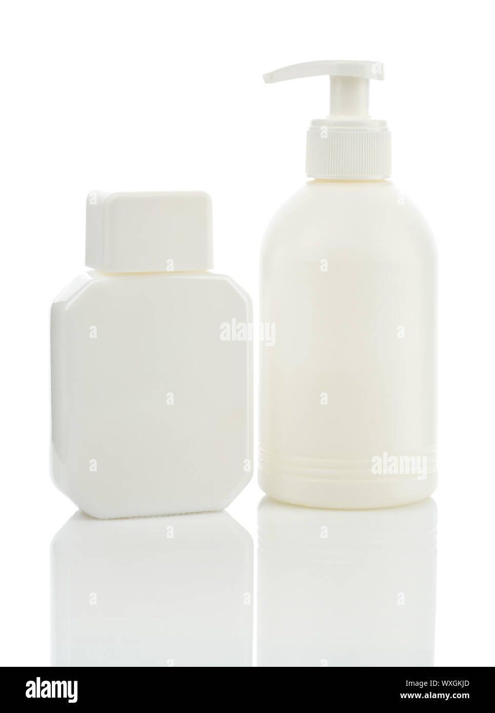 ceramic and plastical bottle Stock Photo - Alamy