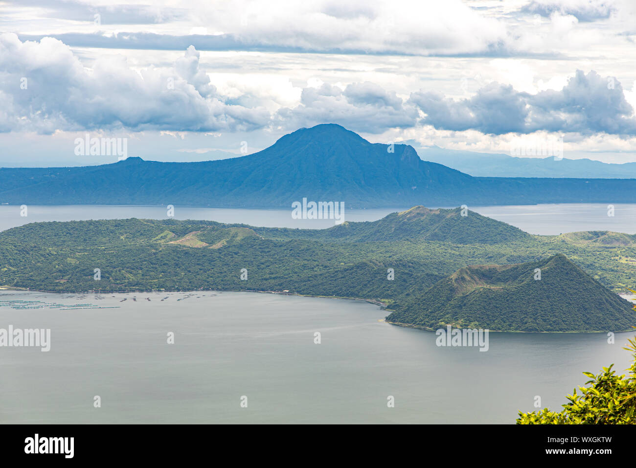 Beautiful Taal lake view from Tagaytay, Philippines Stock Photo - Alamy
