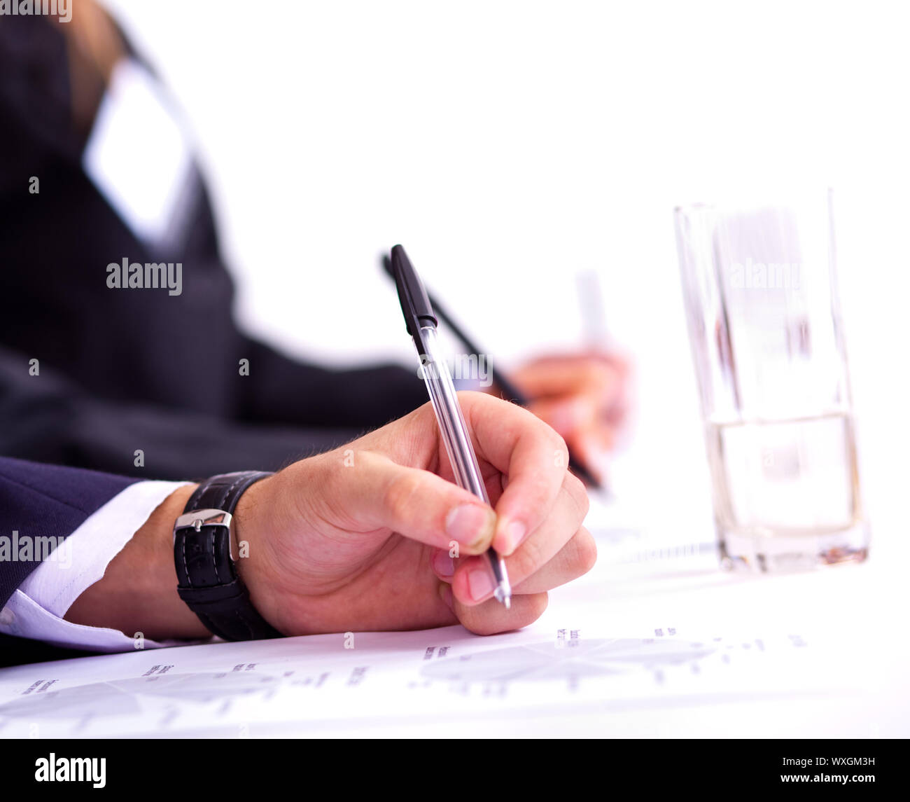 Tick mark fingers hands hi-res stock photography and images - Alamy