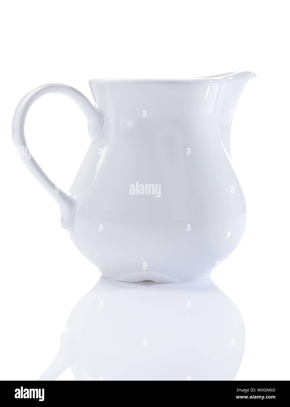white jug isolated Stock Photo - Alamy