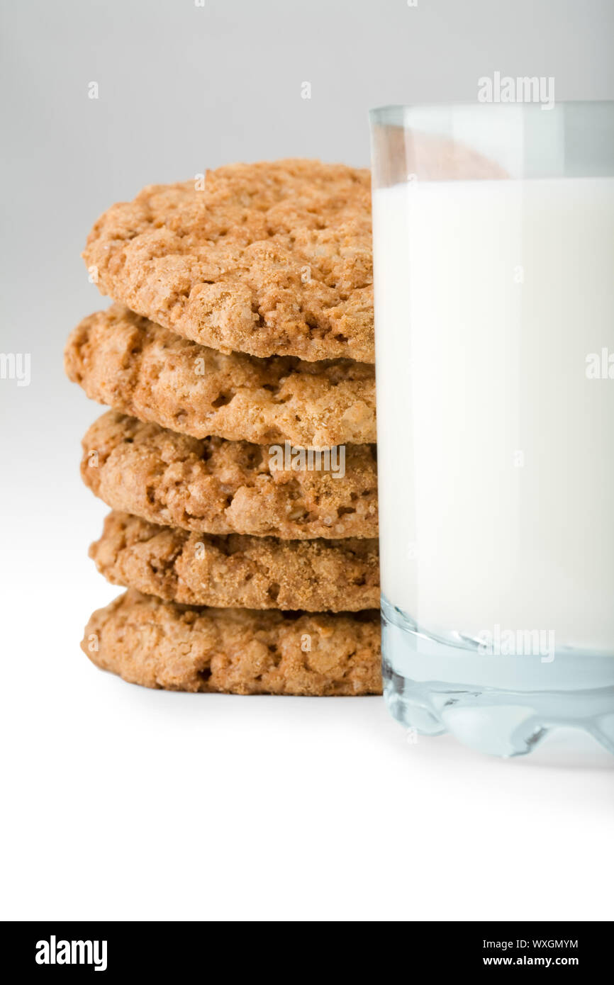 milk and cookies Stock Photo - Alamy