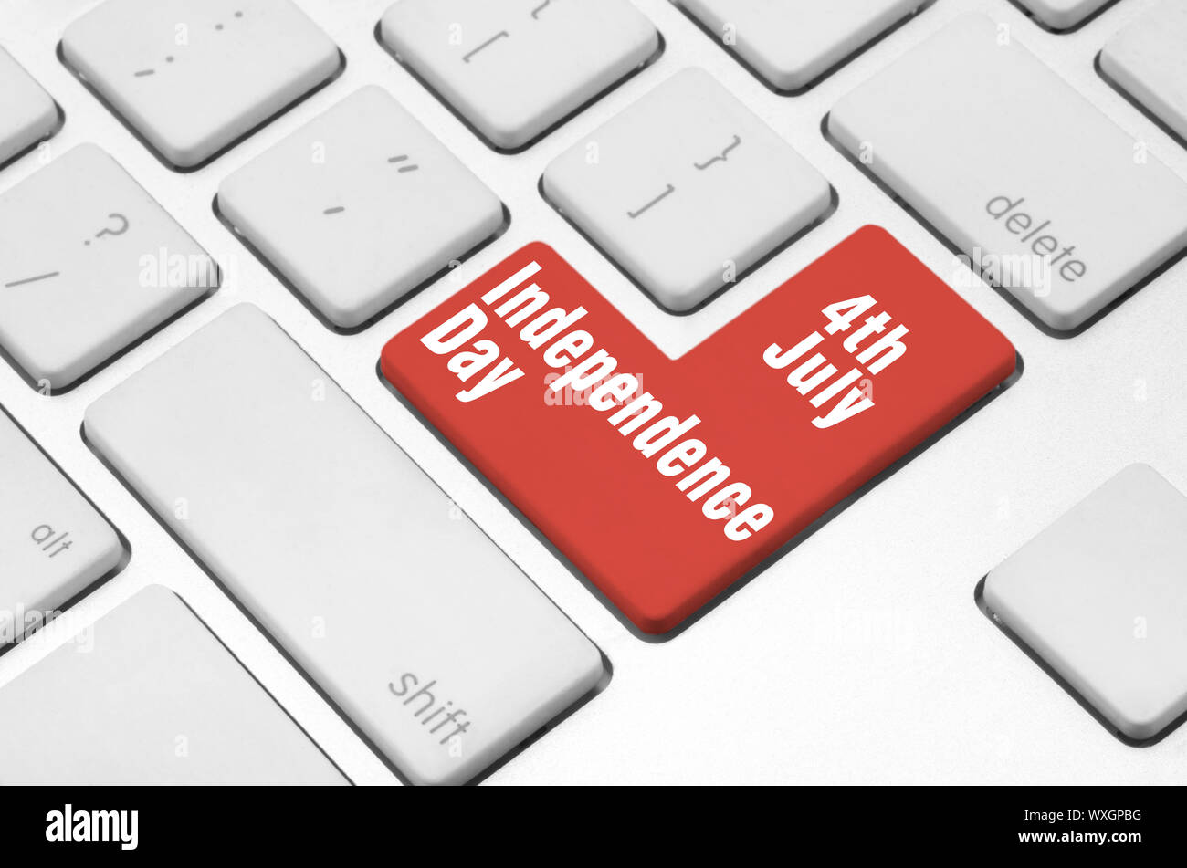 White computer keyboard star symbol hi-res stock photography and images ...