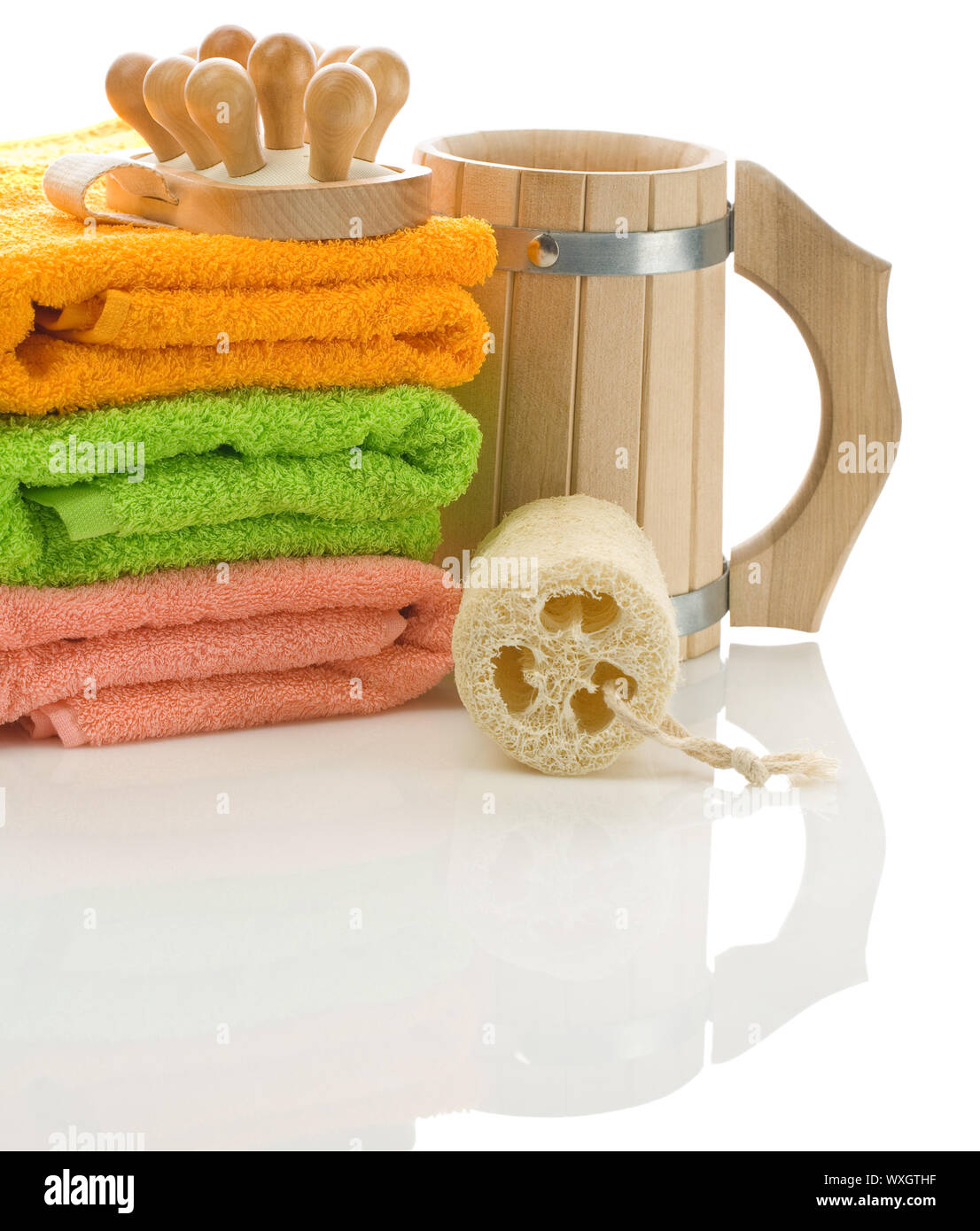 set for bathing isolated Stock Photo - Alamy