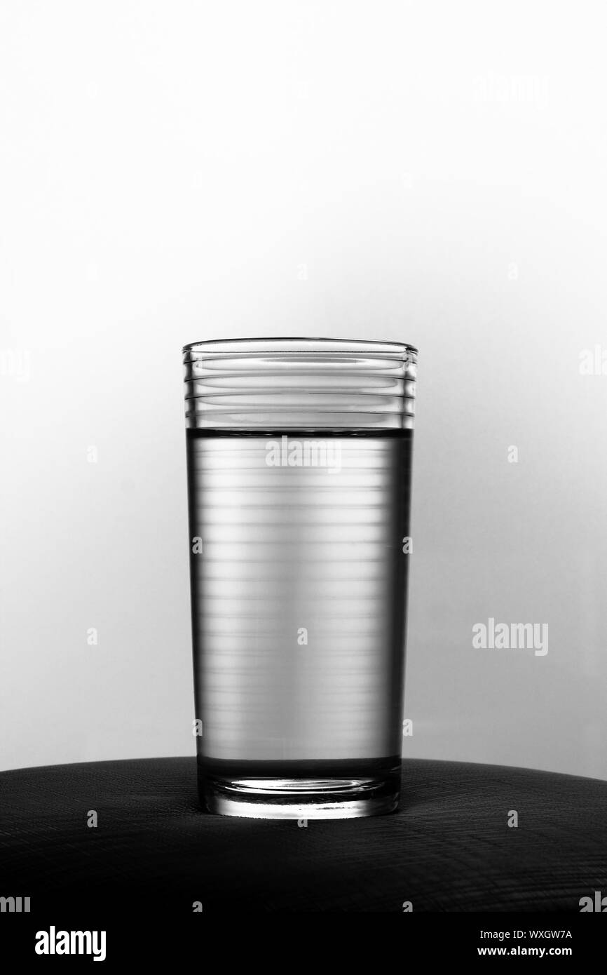 Water flow cup Black and White Stock Photos & Images - Alamy