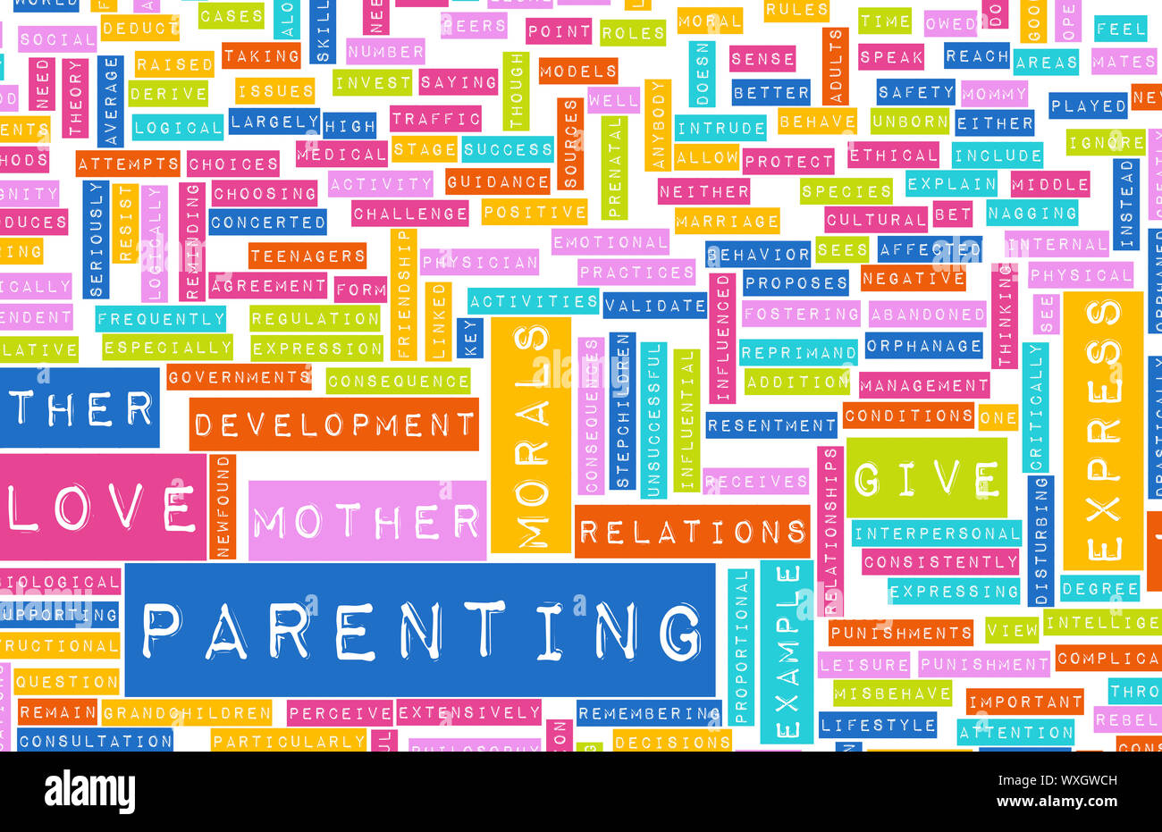 Good Parenting and Practices of Being in a Family Stock Photo - Alamy