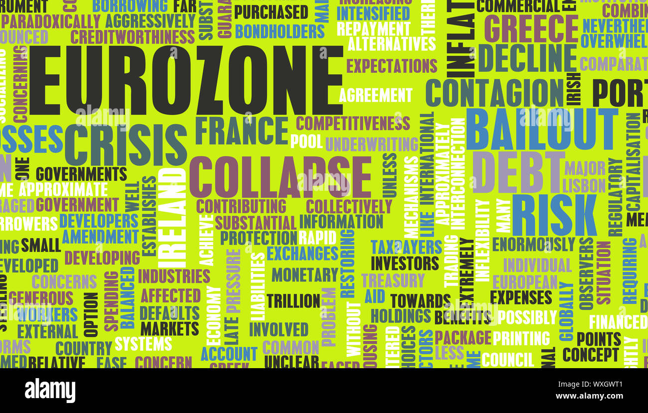 Eurozone Crisis and Debt Problems in Europe Stock Photo - Alamy