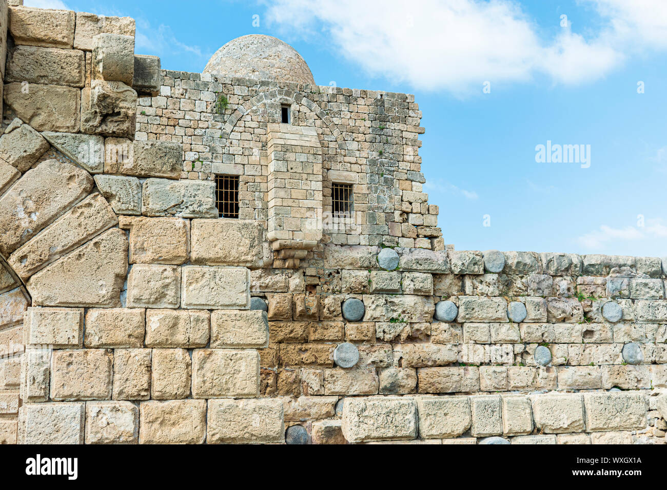 Crusaders Sea Castle Sidon Saida in South Lebanon Middle east Stock ...