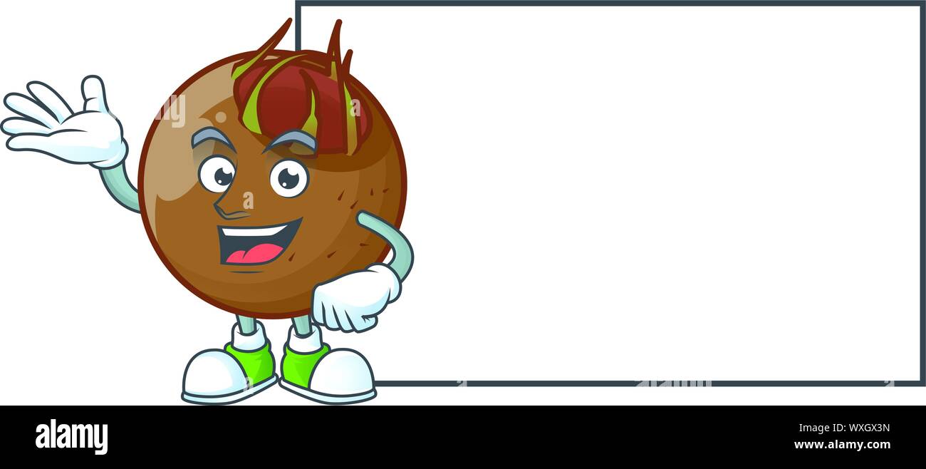 With board character medlar fresh for design cartoon Stock Vector Image ...