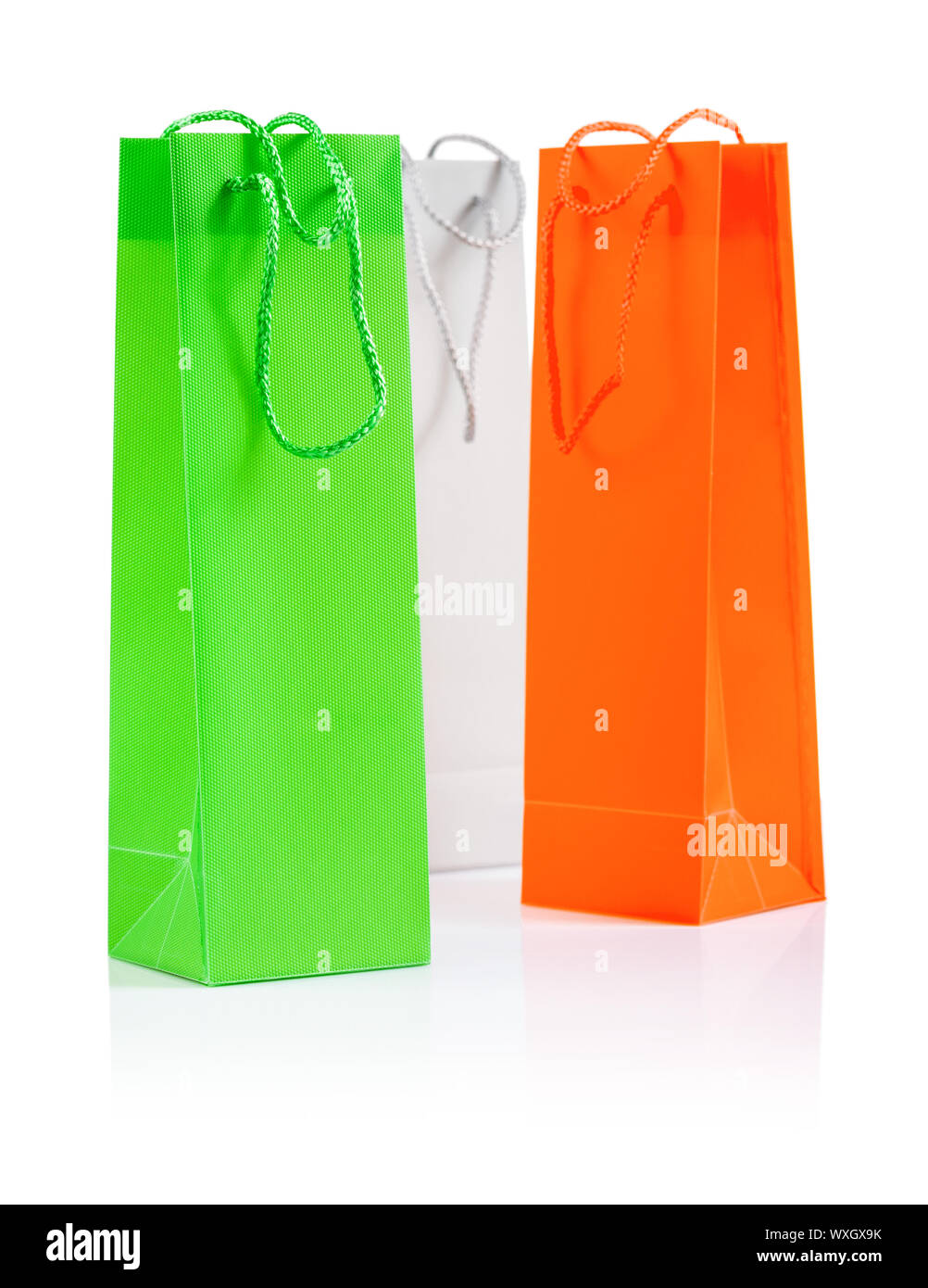 composition of three paper bags Stock Photo - Alamy