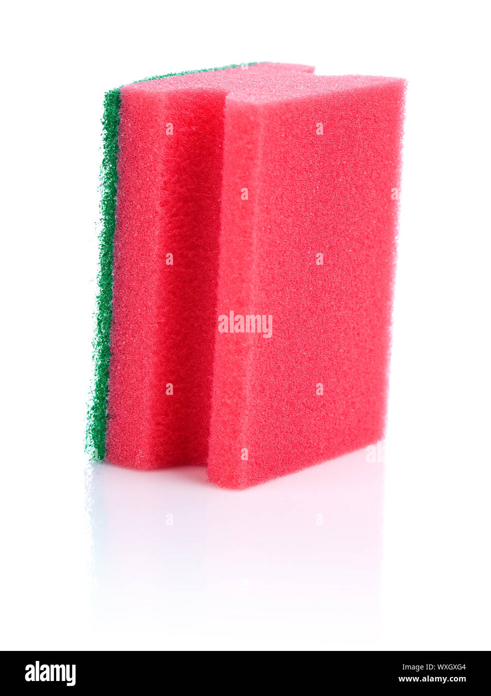 red kitchen sponge Stock Photo - Alamy