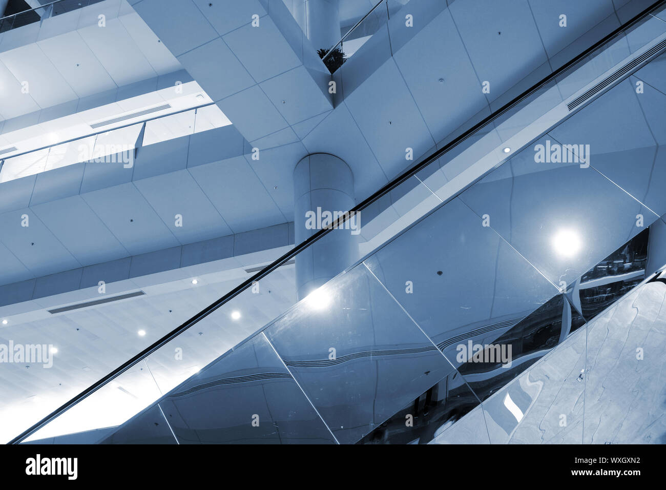 Interior of modern building with nobody Stock Photo - Alamy