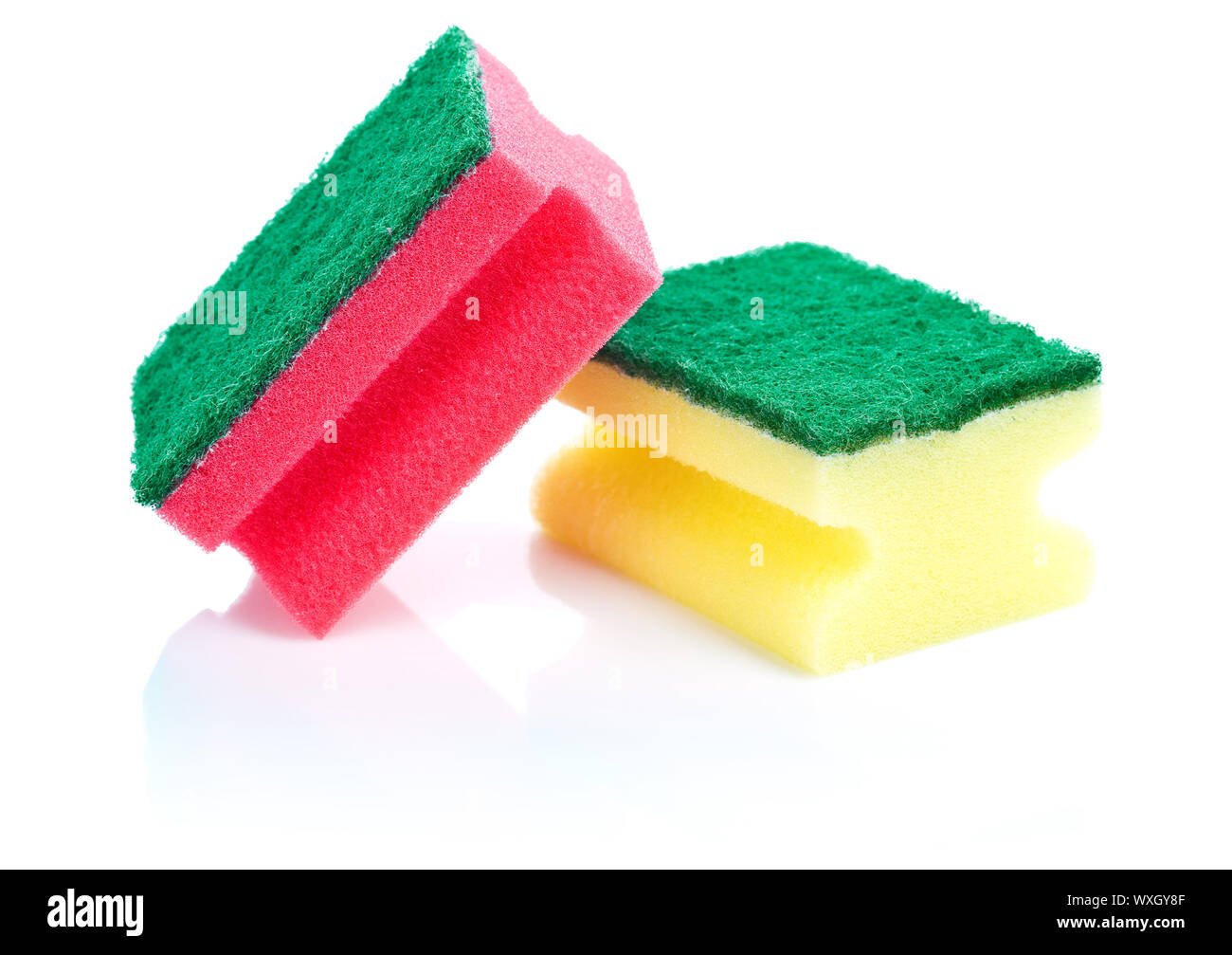 two kitchen sponge Stock Photo - Alamy