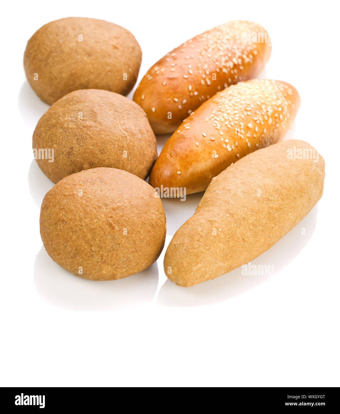 six loafs of bread Stock Photo - Alamy