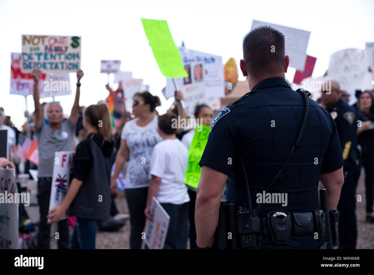 State Police Trump Stock Photo - Alamy