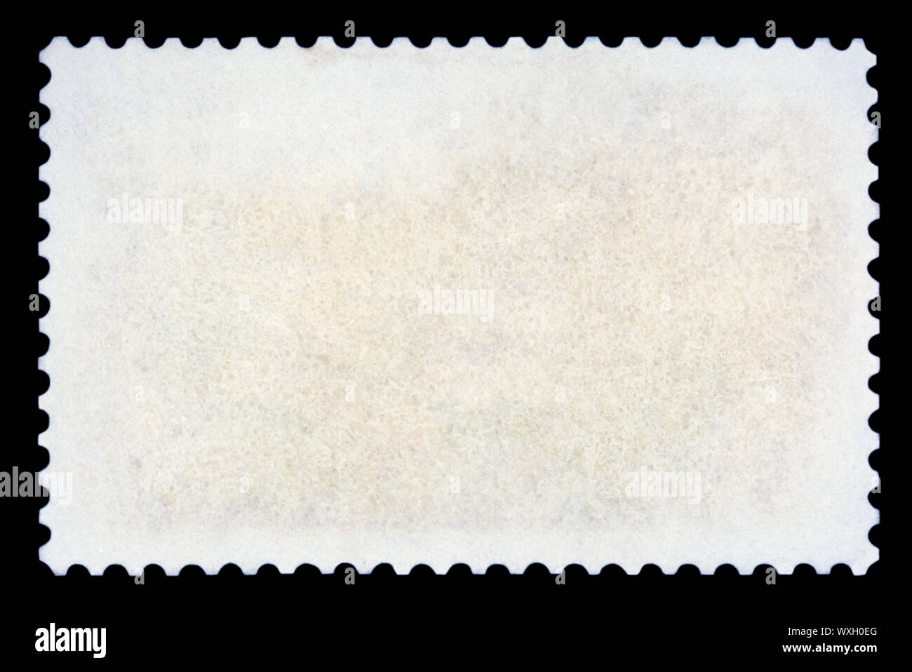 Blank postage stamp - Isolated on Black background Stock Photo - Alamy