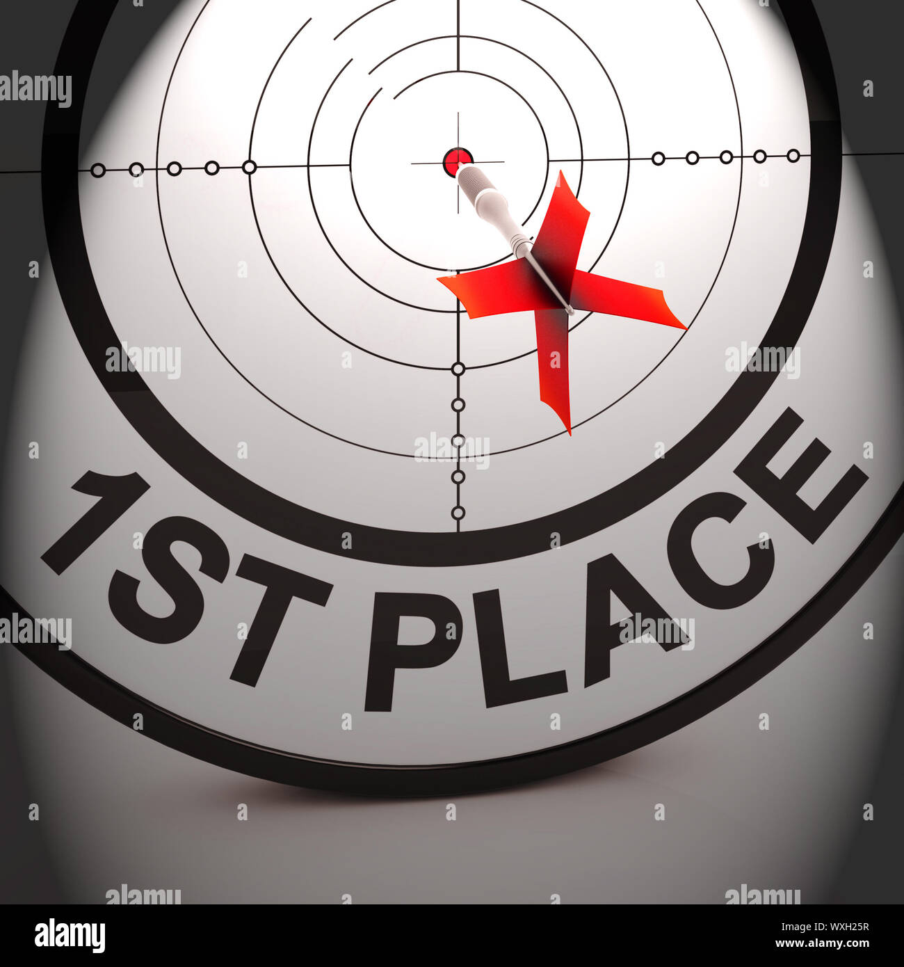 1st Place Showing Winner, Reward Victorious And Success Stock Photo - Alamy