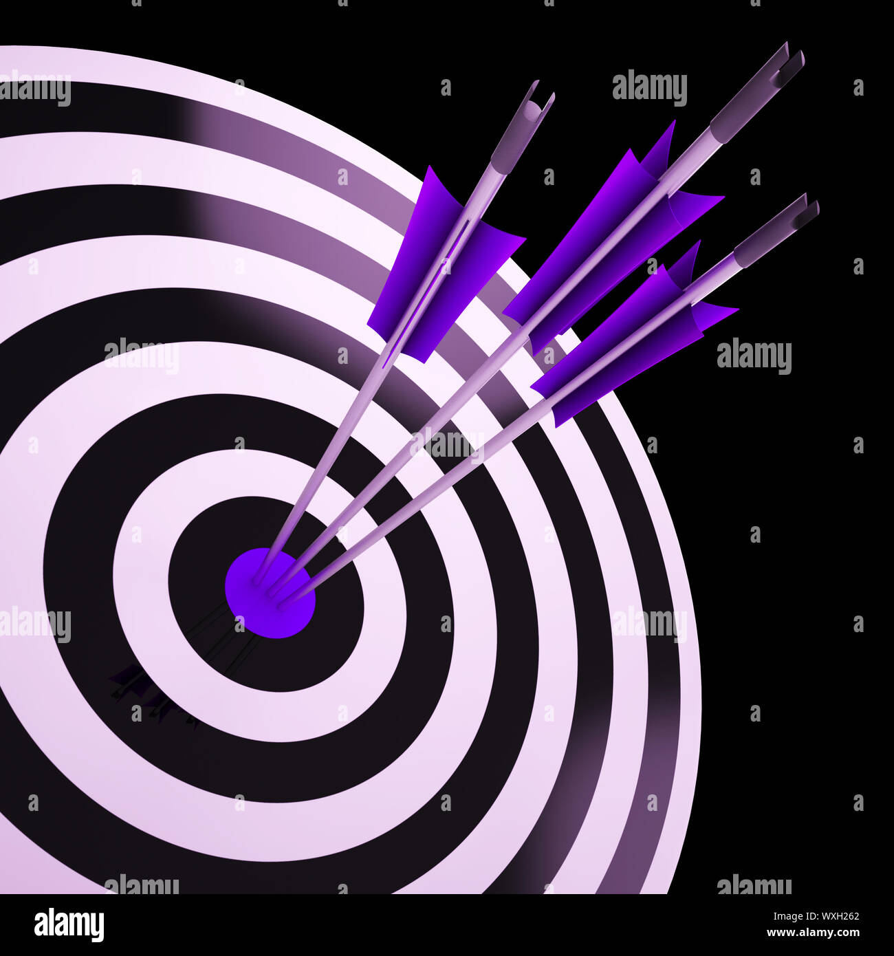 Triple Dart Showing Competitive Performance And Winning Strategy Stock ...