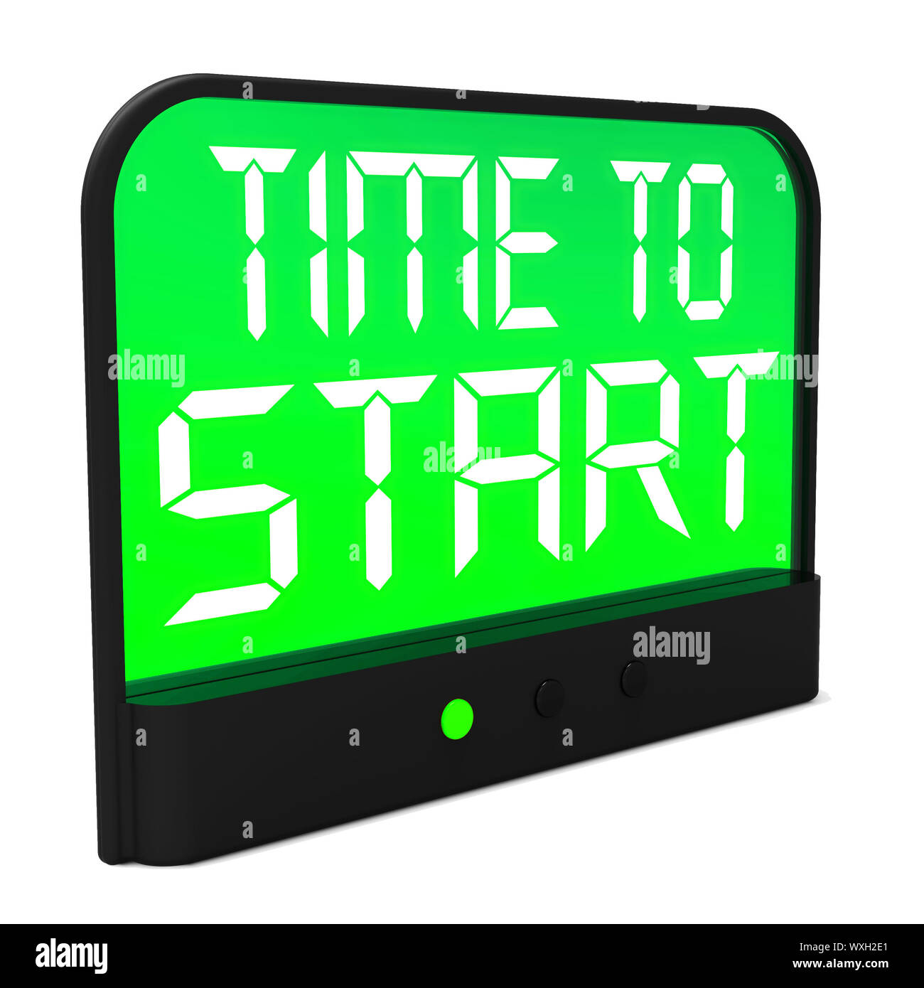 Time to starting Cut Out Stock Images & Pictures - Alamy