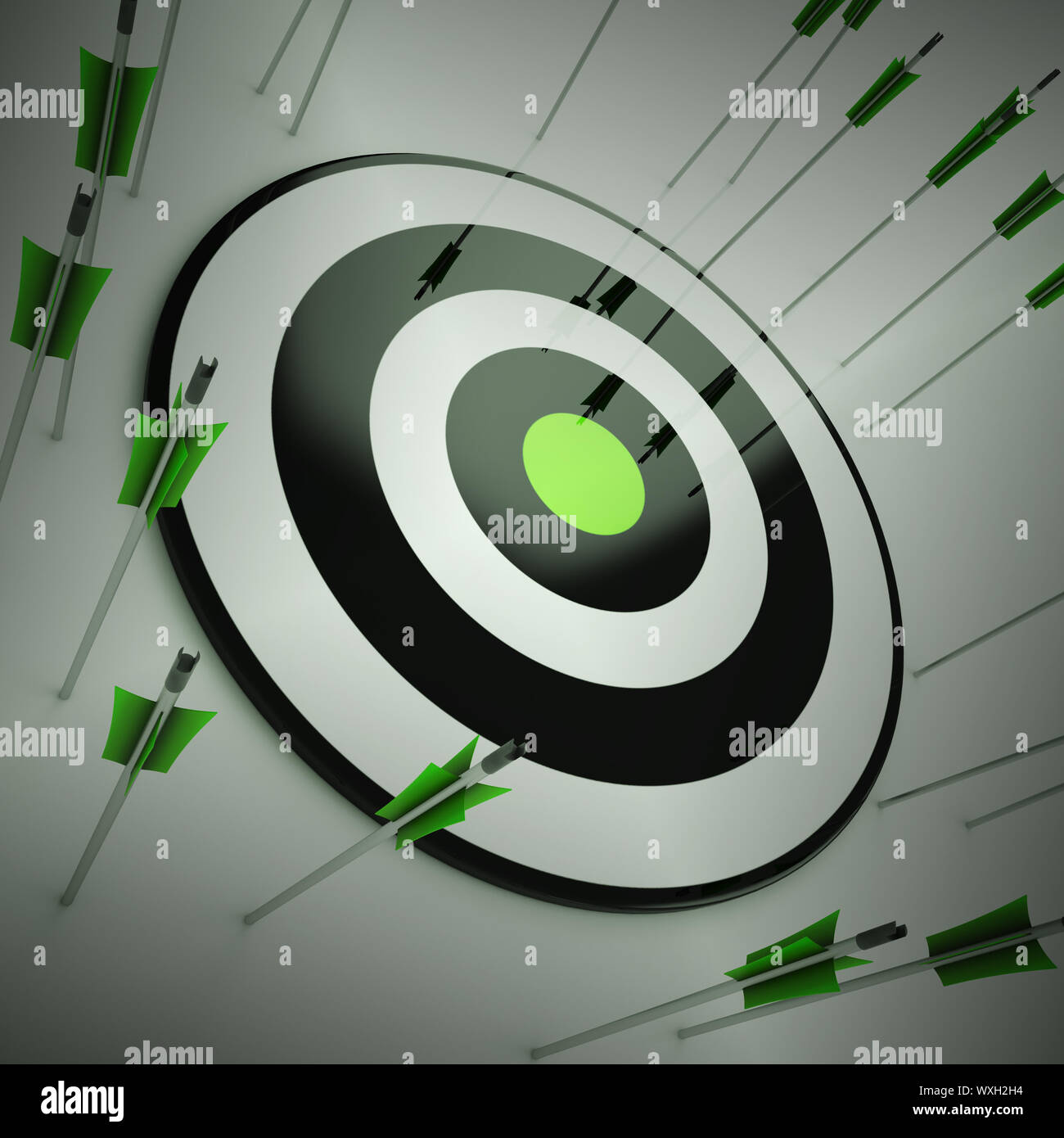 Off Target Showing To Miscalculate Skill And Lacking Improvement Stock ...