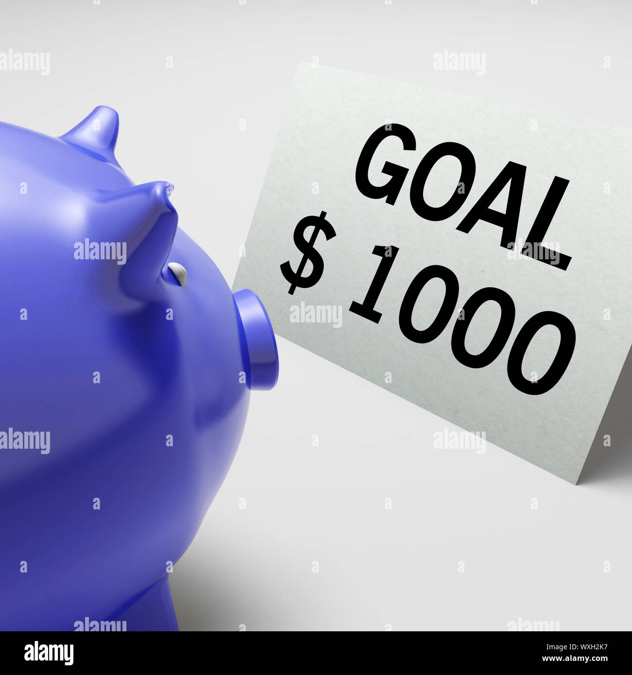 Goals Dollars Showing Aim Target And Plan Stock Photo - Alamy